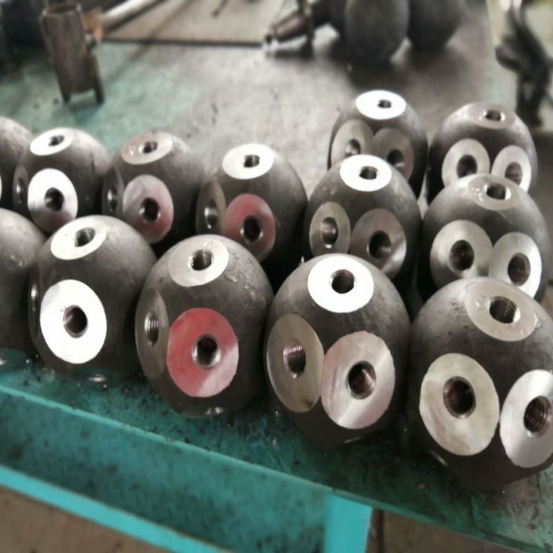 S235JR Space Frame Ball 150mm Roof Space Truss Joint EPS Roof For Building