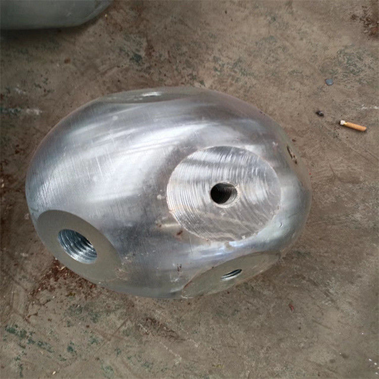 Q345 Ukuran Ball Joint Space Frame Node Cutting Easy Assemble For Buildings