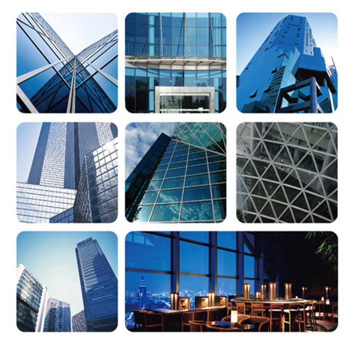 Q355 Double Skin Curtain Wall 0.36mm Structural Curtain Wall Cladding ...