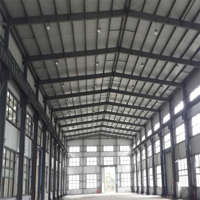 Q235B Single Bay Portal Frame Punching Portal Steel Structure CAD For ...